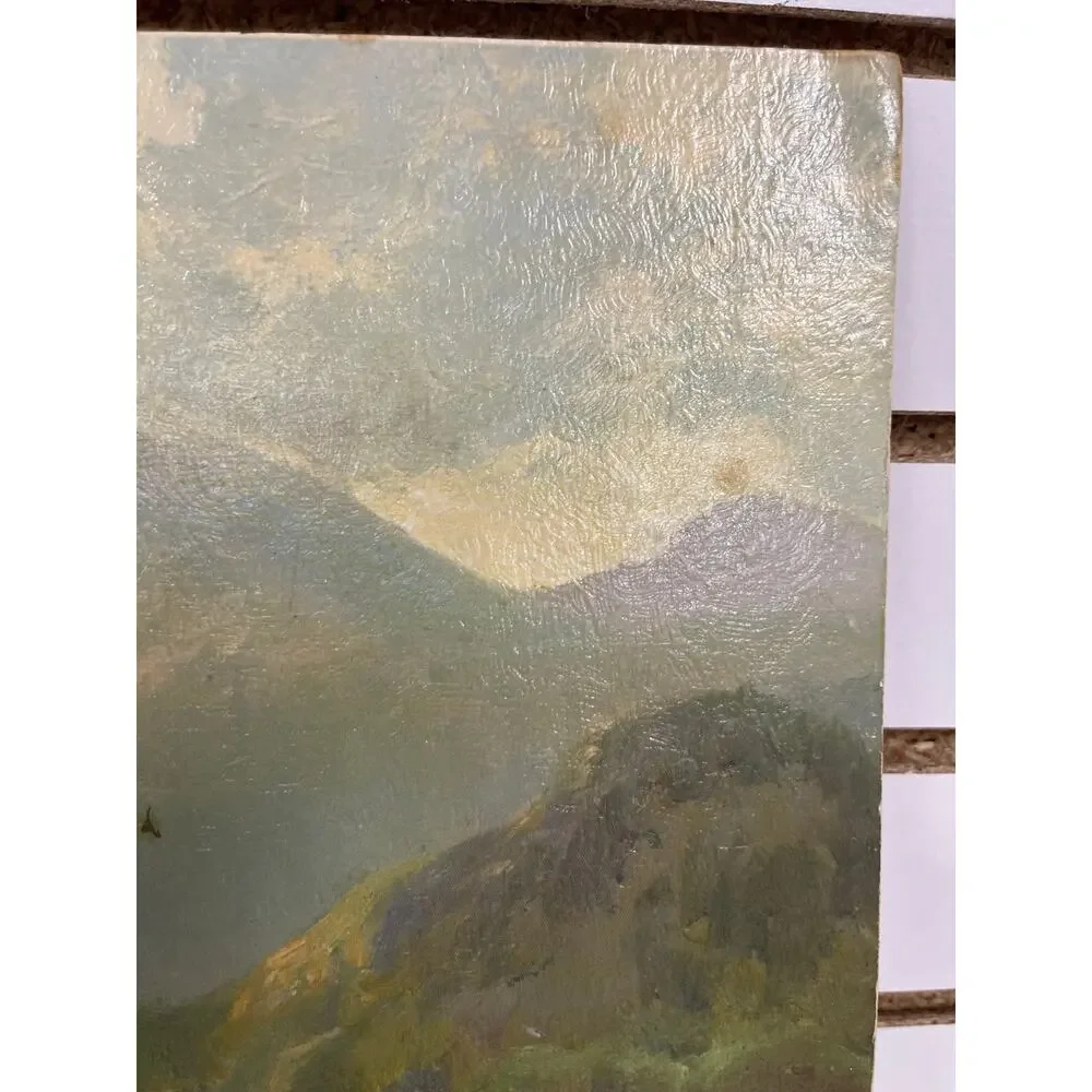 Unbranded | Art | Vintage Print Robert Wood Mountain Stream 24x8 | Poshmark